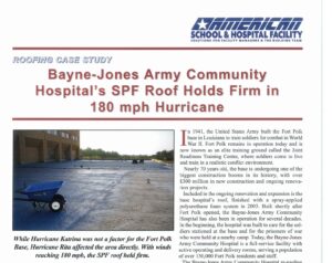 Bayne-Jones Army Hospital | IRC | Insulated Roofing Contractors